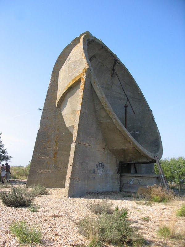 The Wartime Sound Mirrors at Denge | Amusing Planet